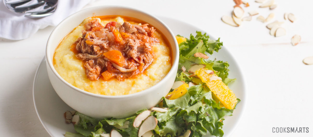 Instant Pot Braised Beef Recipe with Creamy Polenta | Cook Smarts