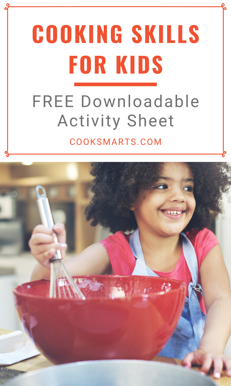 Cooking Skills for Kids During Quarantine - Free Activity Sheet! | Cook ...