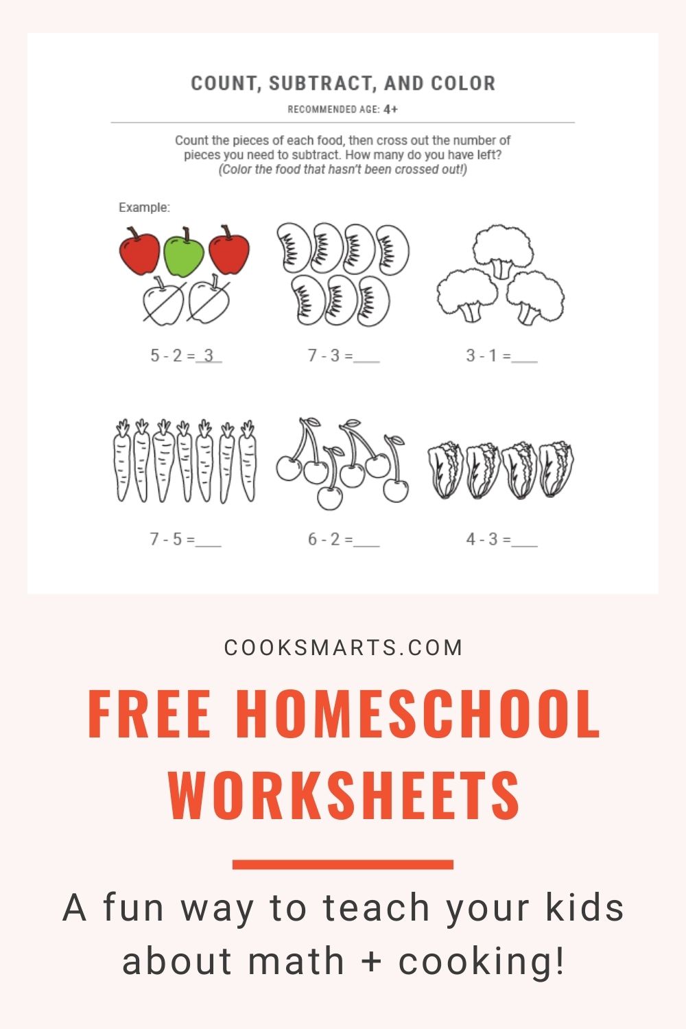 Fun Activities with Math Do Exist! (Free Printable Cooking Math ...