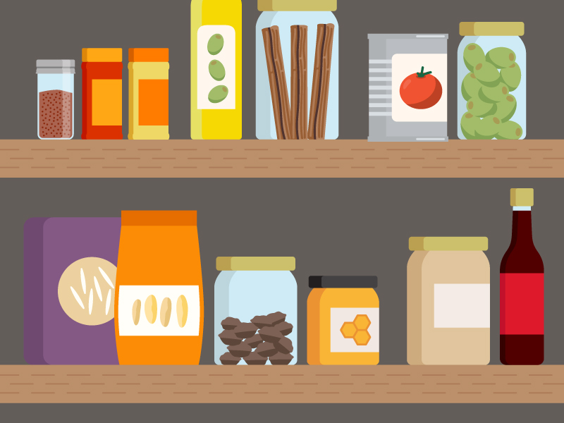 Kitchen Pantry Clipart