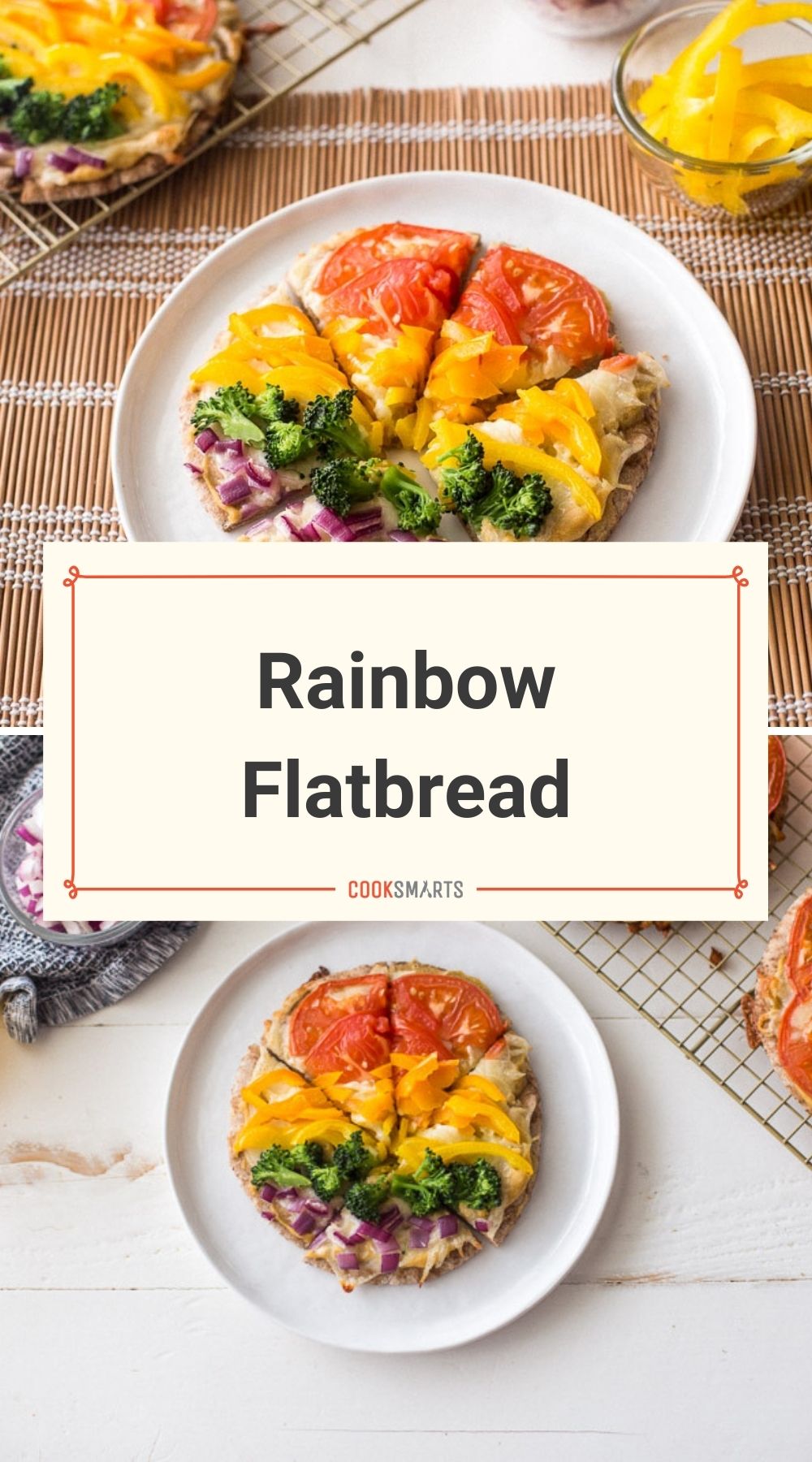 Rainbow Flatbread – A Fun Food to Celebrate Pride Month! | Cook Smarts